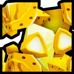 Golden Huge Watermelon Golem - Cosmic Values