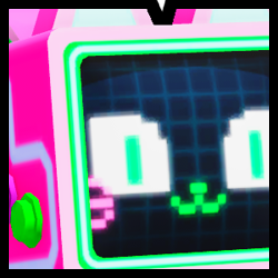 Shiny Golden Huge Arcade Cat