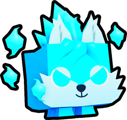 Shiny Rainbow Anime Wolf - Cosmic Values