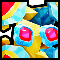 Shiny Rainbow Huge Treasure Golem - Cosmic Values