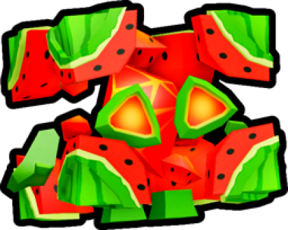 Rainbow Watermelon Golem - Cosmic Values